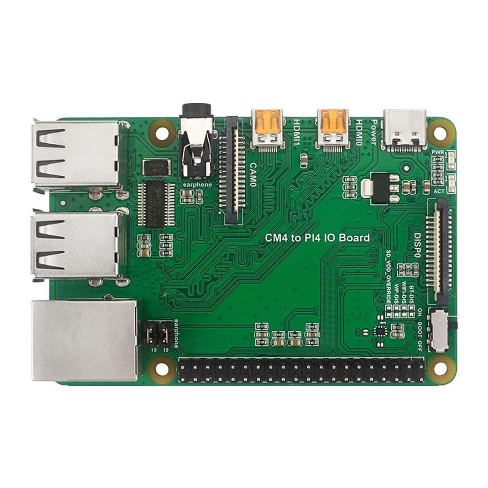 SYlive to 4B Interfaces Expansion Board to 4B Adapter for 4B Compute Module4 IO-Board PoE-Header Expansion Board for 4B