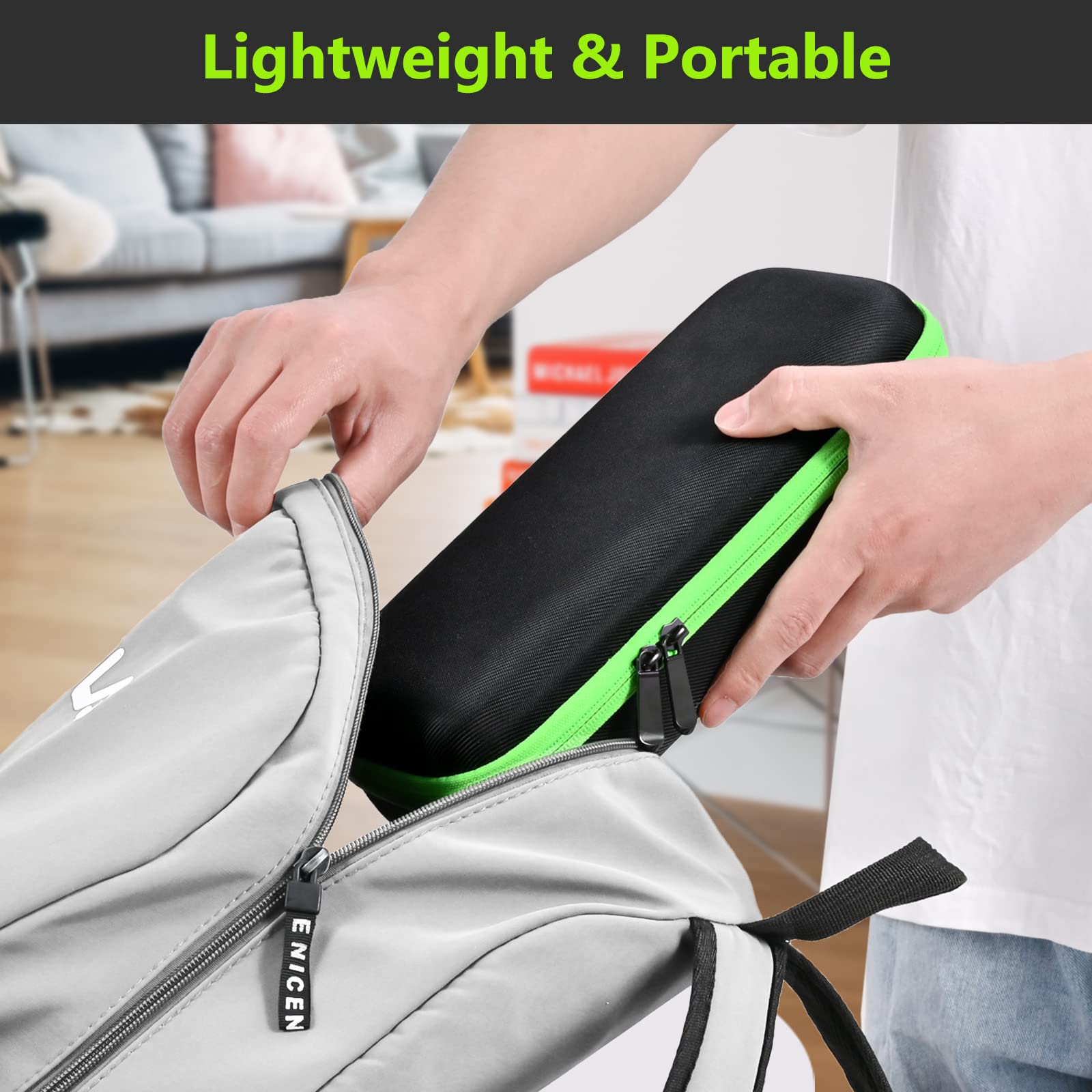 ProCase Carrying Case for Razer Edge 6.8 inch, Hard Travel Case for Razer Edge Android Gaming Handheld WiFi and Verizon 5G Ultra Portable Storage Pouch Fits Gaming Accessories -Black