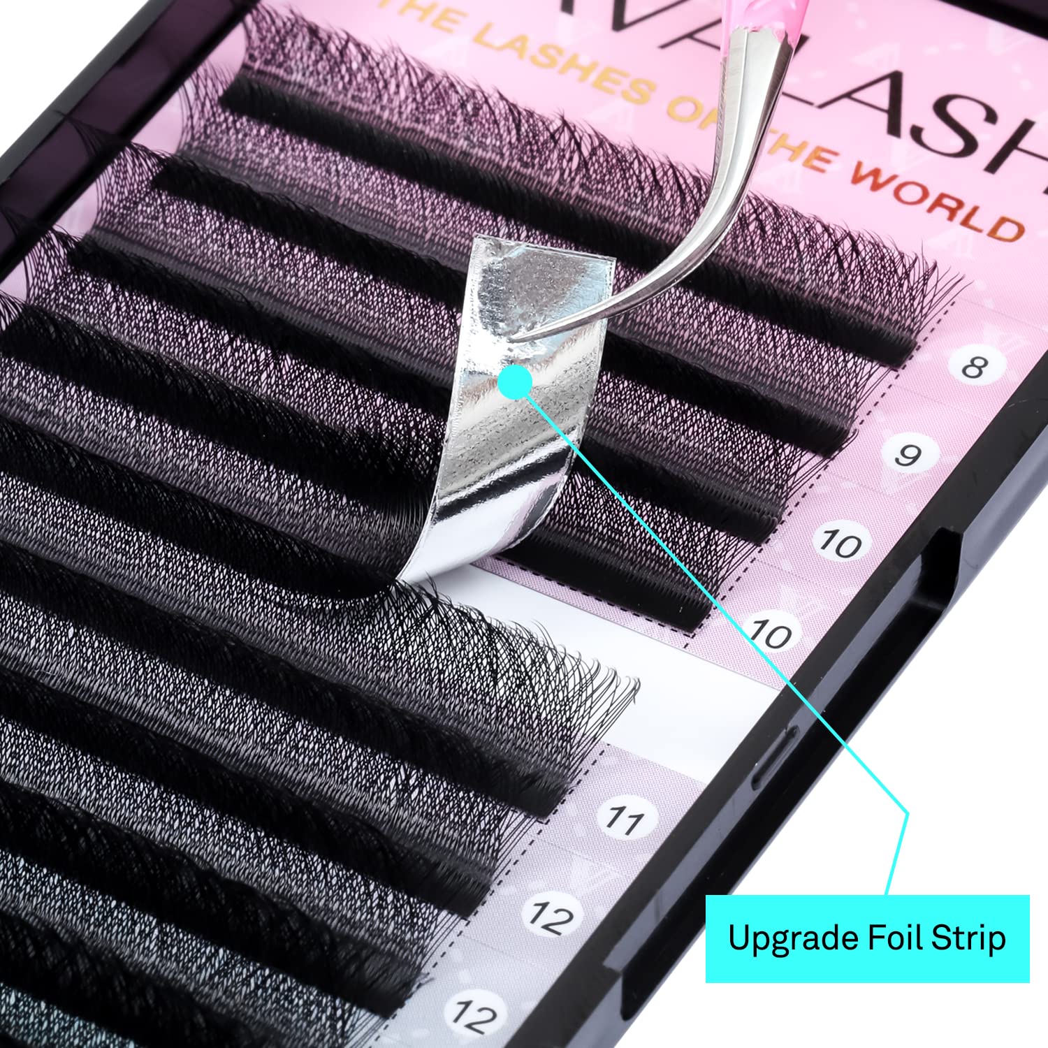 VAVALASH W-shaped Eyelash Extension 3D Premade Fans 0.07 C Curl Volume Lash Extensions Easy Fanning Lashes Matte Black Volume Premade W Lashes(W Shaped-3D-0.07-C-8-15mm)