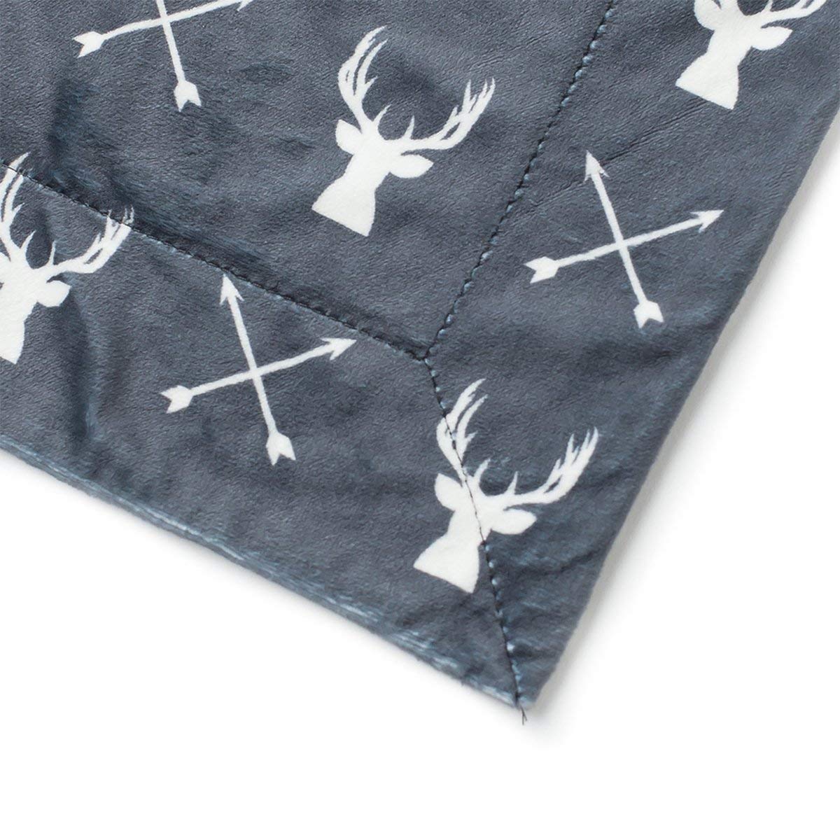 Kids N' Such Baby Blanket and Multi Use Nursing Cover, Car Seat Canopy, Shopping Cart, High Chair, and Stroller Bundle - Deer