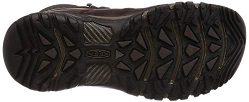 KEEN mens Targhee Lace High Polar Waterproof Insulated Snow Boots, Cocoa/Mulch, 10.5 US