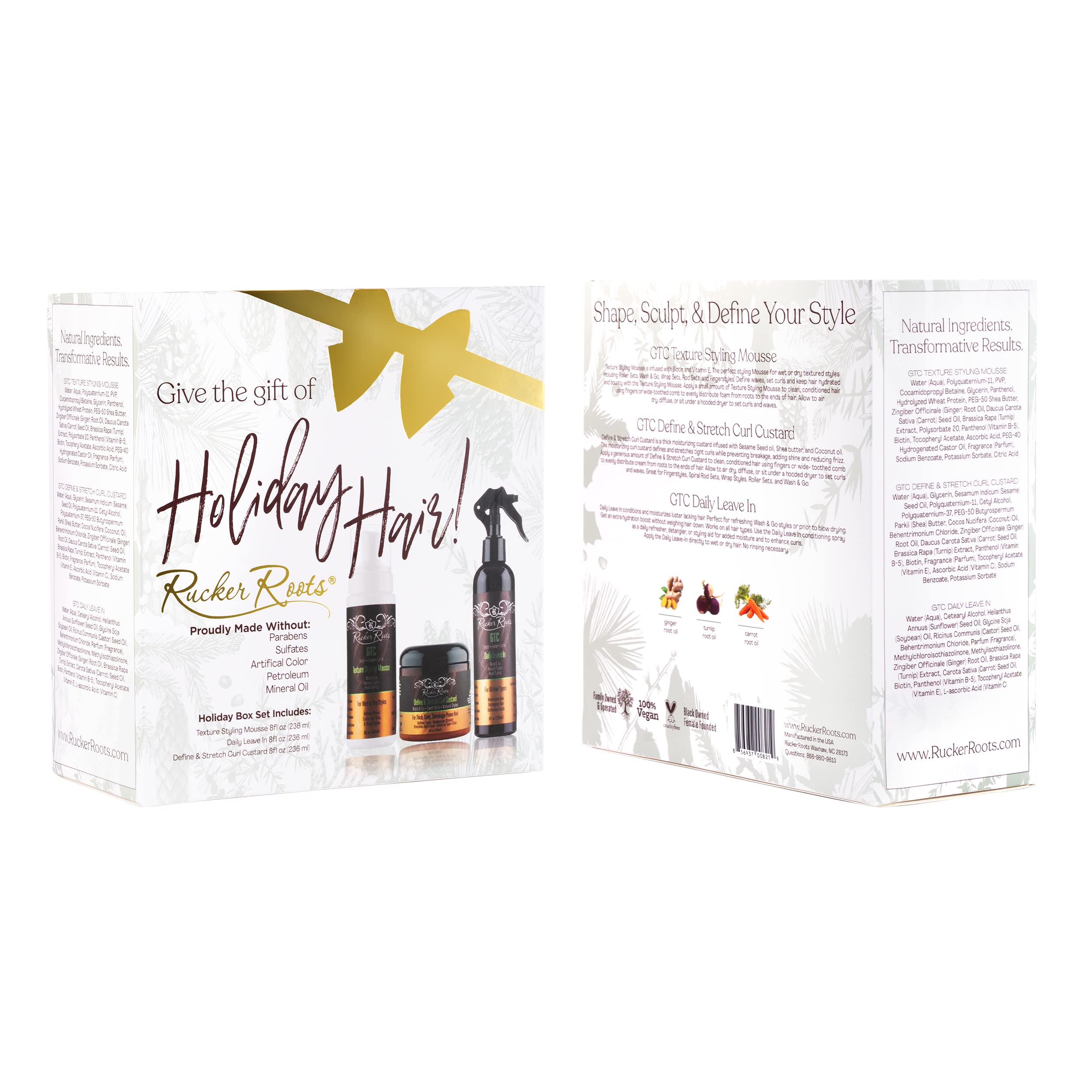 Rucker Roots "Holiday Hair" GTC Gift Set