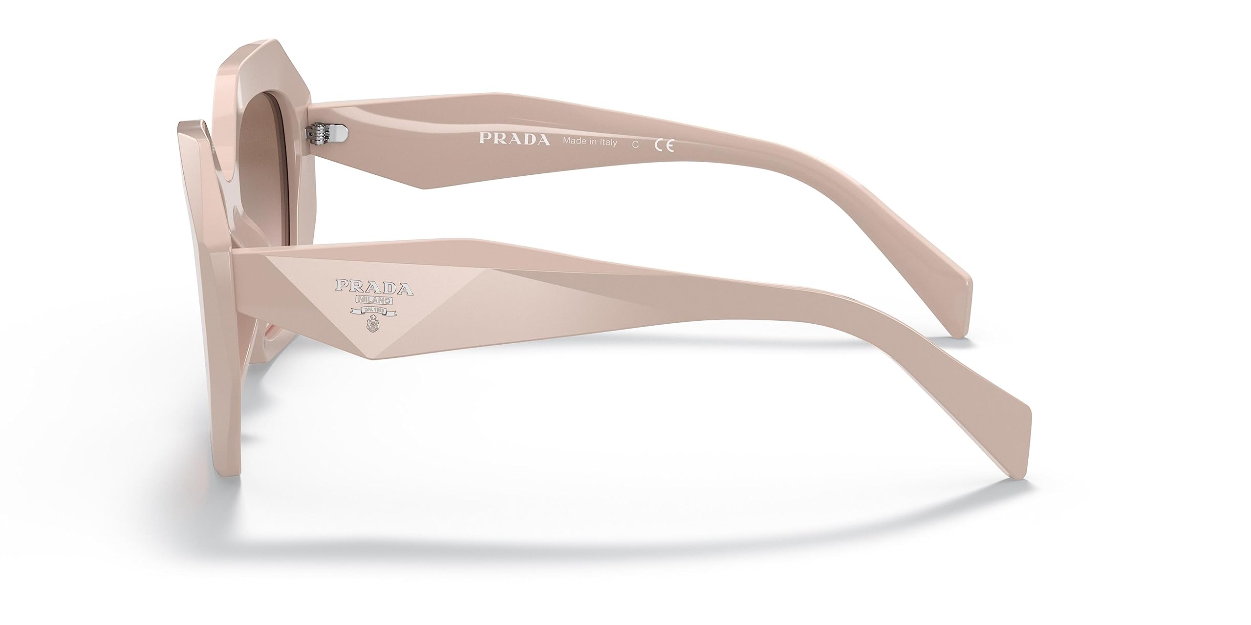 Prada PR 16WS Women's Sunglasses Powder/Brown Gradient 53
