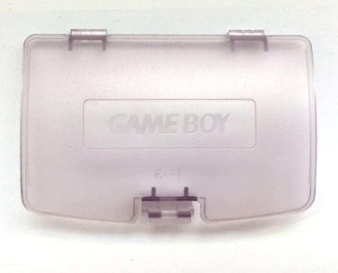 Lingtoolator Door Cover Pack Shell Replacement for Gameboy Color GBC Cover (4 Clear Purple)