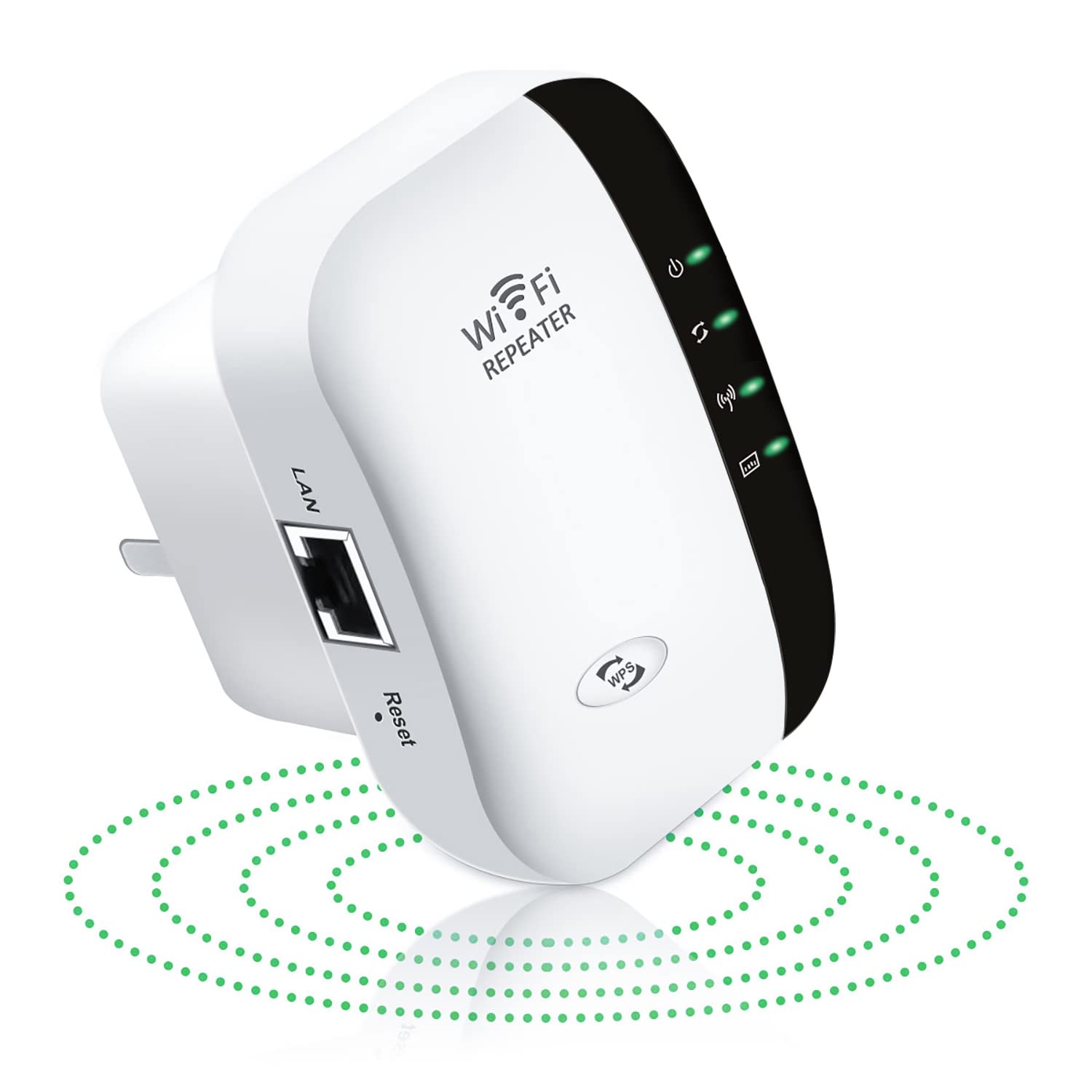 Taygate WiFi Extender, Wireless Signal Repeater Booster Up to 6000 sq.ft and 25 Devices, WiFi Range Extender, Long Range Amplifier with Ethernet Port, Access Point, 1-Tap Setup, Easy Installation