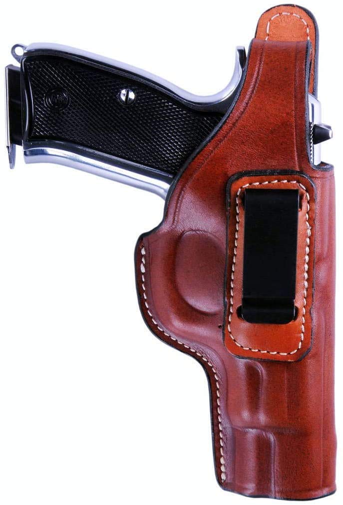KoHolster Concealed Carry IWB Gun Holster for Walther P99|4.0 inches |Genuine Leather|Right Hand|Brown
