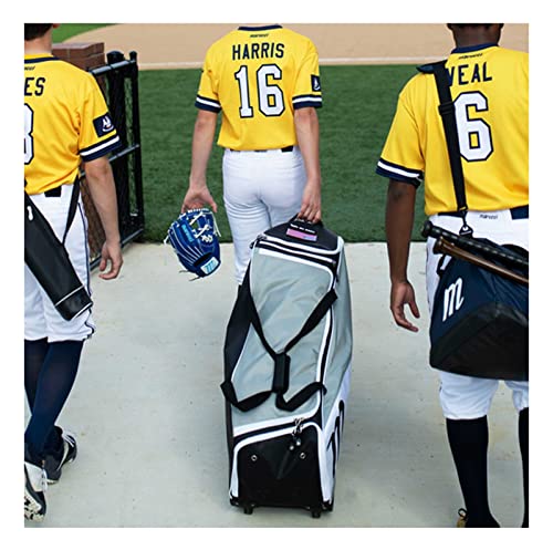 Marucci Wheeled Utility Bag, Royal Blue/White