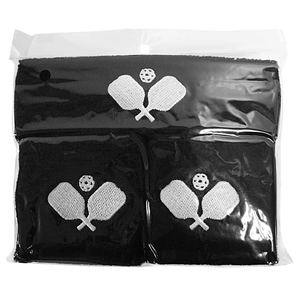 Pickleball Sweatbands β 3 Piece Sweat Absorption Wristbands and Headband β Moisture Wicking Athletic Cotton