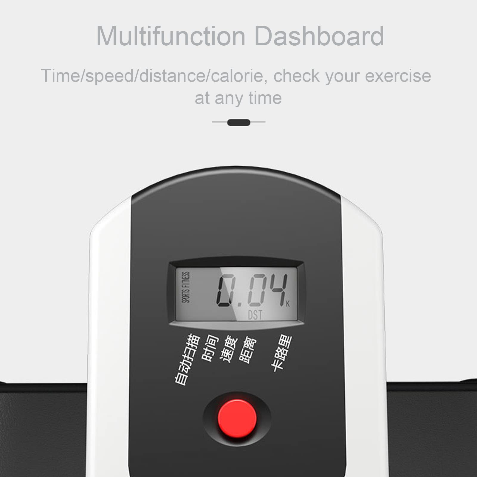 Multifunctional Mechanical Treadmill, Portable Walking Jogging Machine Flat Slim Treadmill, Installation-Free, Jogging Running Machine for Home/Office (Style9)