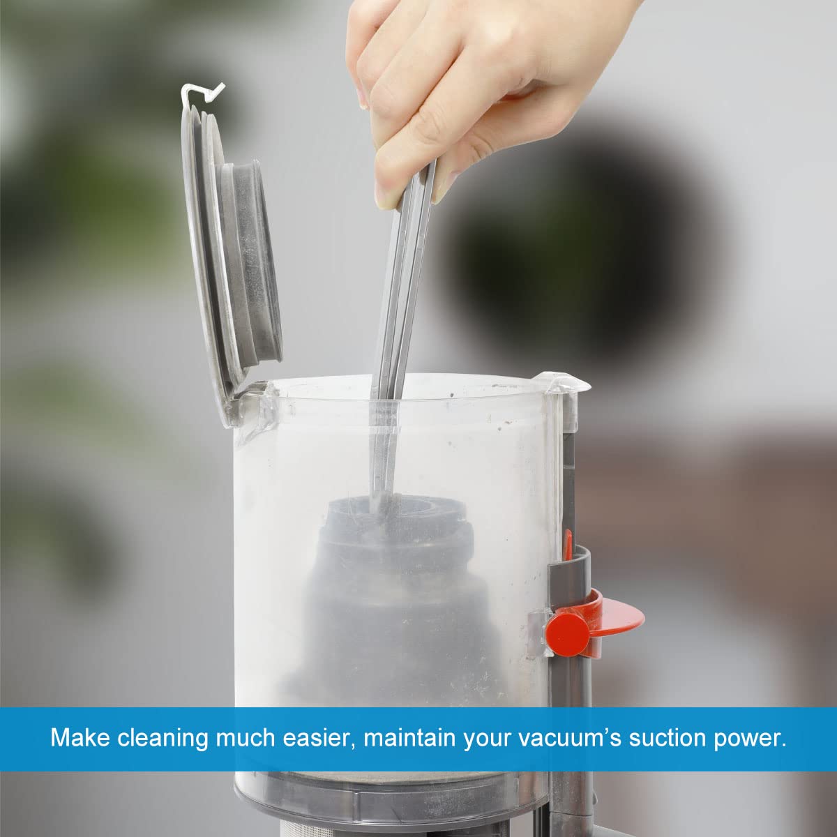 LANMU Attachment Tool Compatible with Dyson V15 V11 V10 V8 V7 V6 Outsize Vacuum Cleaner, Cleaning Tool Kit Easy to Clean Your Vacuum Dust Bin