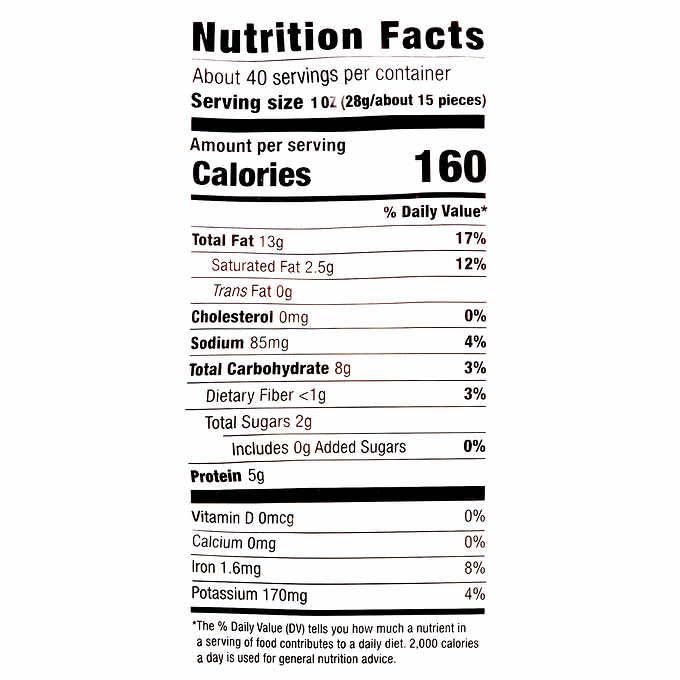 Kirkland Signature Premium Fancy Salted Cashews 40 Oz - Pack of 2