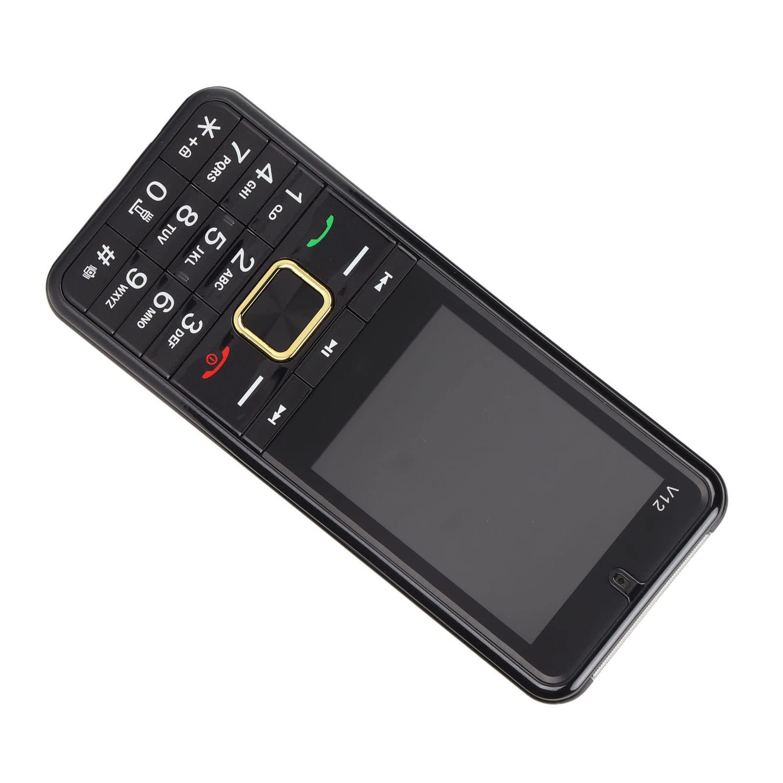 Large Button Cell Phone, 2000mAh Rechargeable 2.8in HD Screen 100‑240V 2G Unlocked Cell Phone for Everyday Use for Elderly and Kids (US Plug)