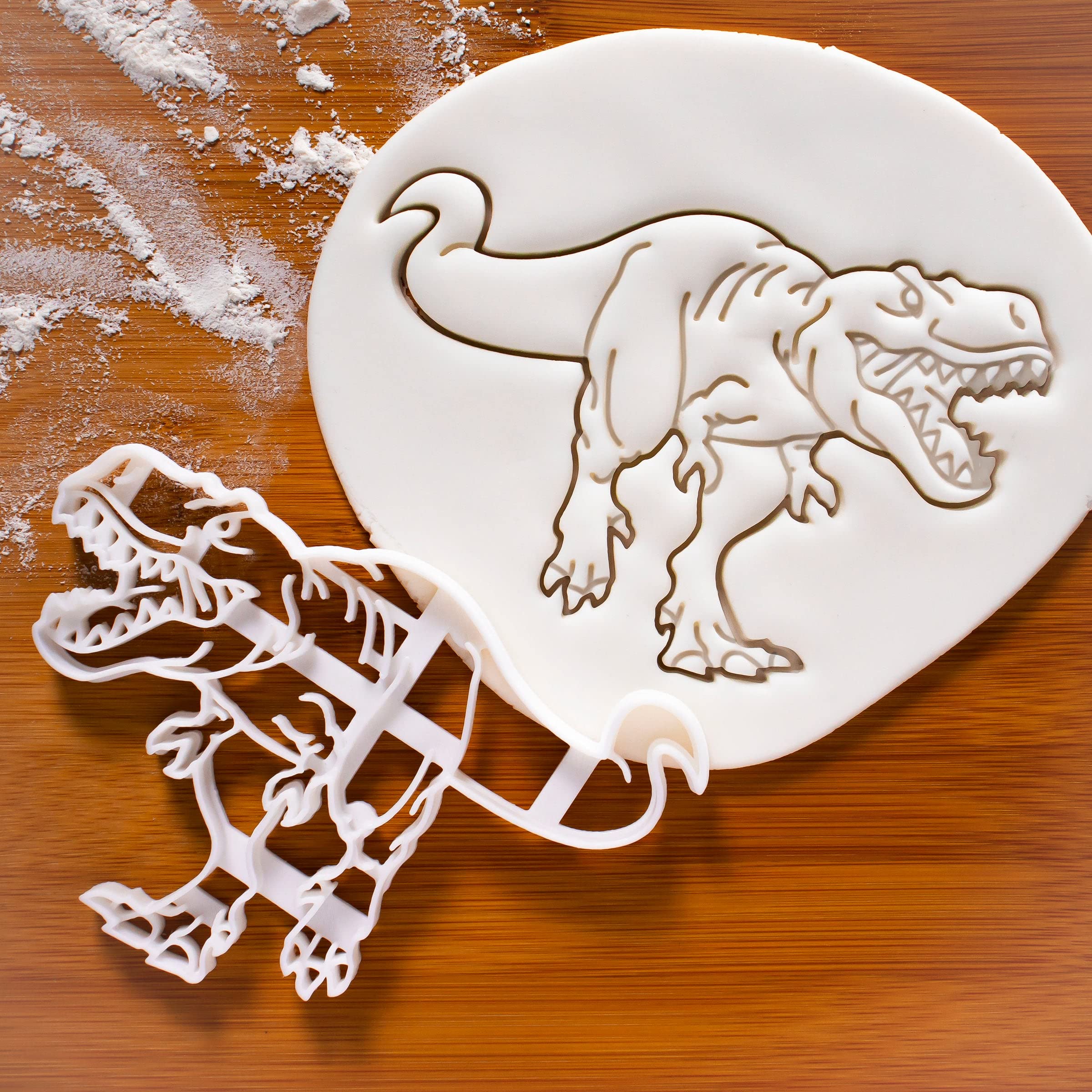 Realistic Tyrannosaurus Rex cookie cutter, 1 piece - Bakerlogy