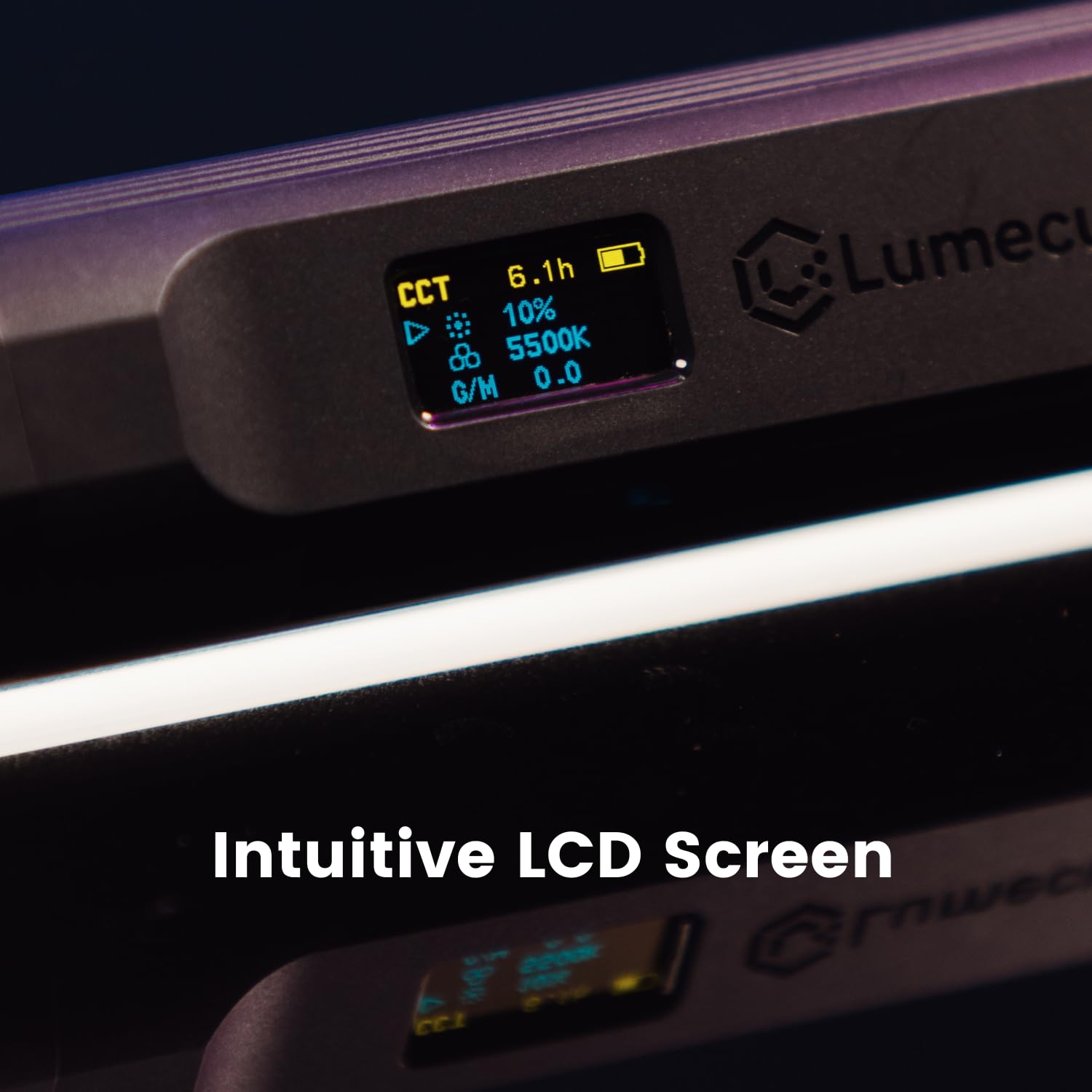 Lume Cube Tube Light XL | RGBWW Continuous Light for Photo & Video | Bluetooth App Controlled | CRI 97+ Premium Light for Filmmakers