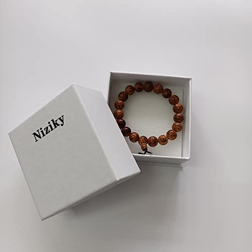 Niziky-Wooden bead bracelets, Beads Buddhist Prayer Bracelet Link Wrist Necklace Chain Beads