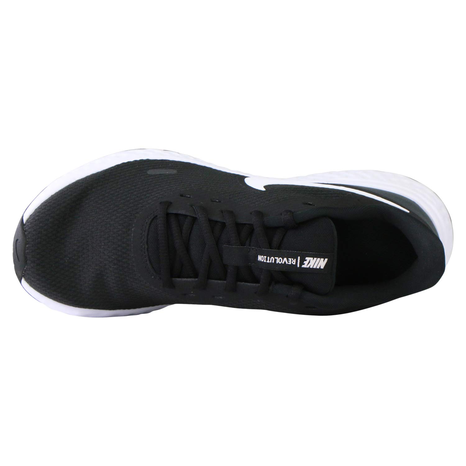 Nike Men's Revolution 5 Wide Running Shoe, Black/White-Anthracite, 9 4E US
