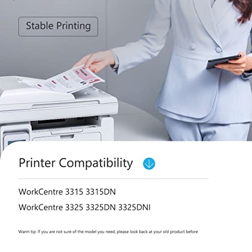 Workcentre 3315 3325 Toner Cartridge - UOTY 1 Pack Black High Capacity 106R02311 Toner Replacement for Xerox WorkCentre 3315 3325 3315DN 3325DN 3325DNI Printer