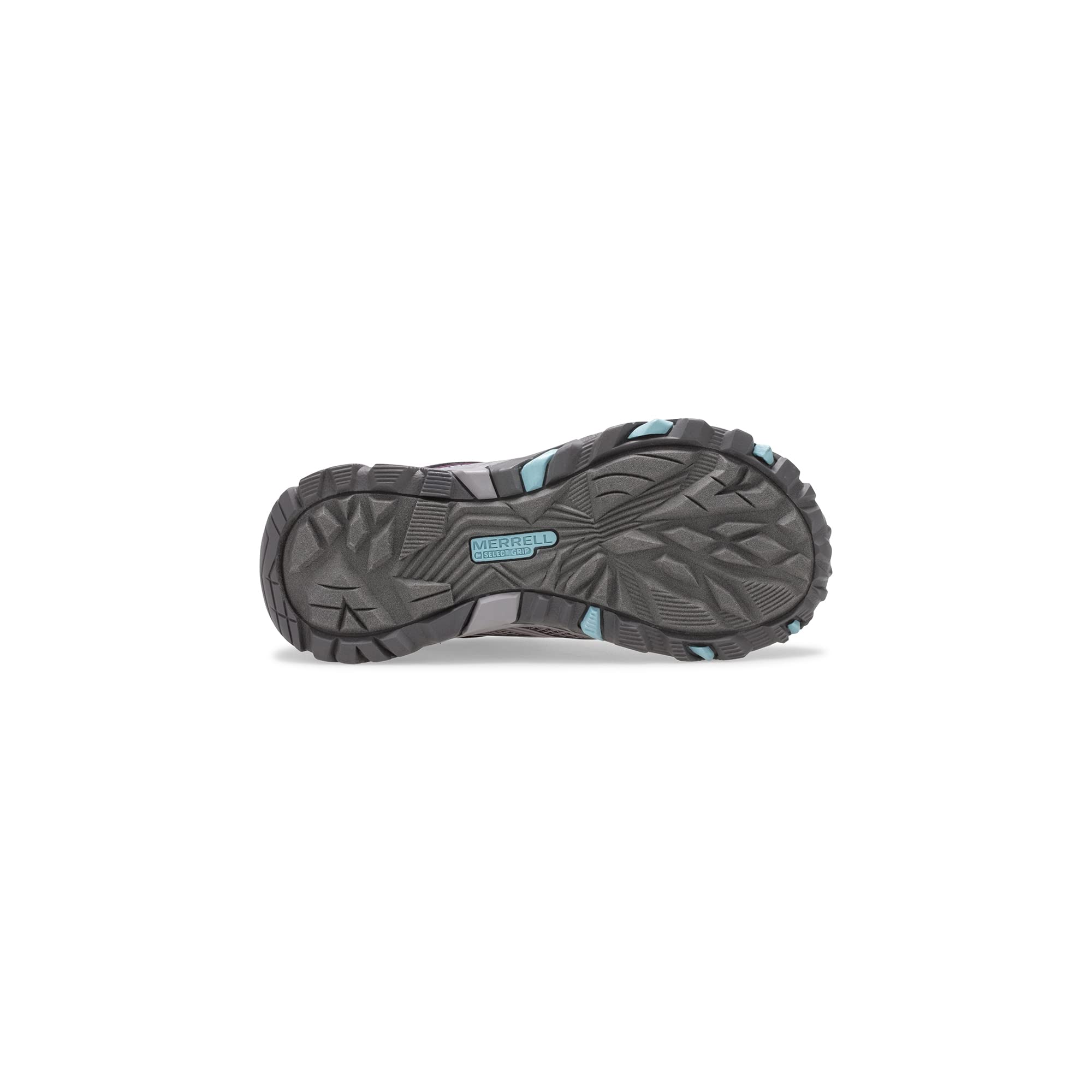Merrell Moab FST Mid Waterproof Hiking Boot, Charcoal/Nirvana, 4 Wide US Unisex Big_Kid