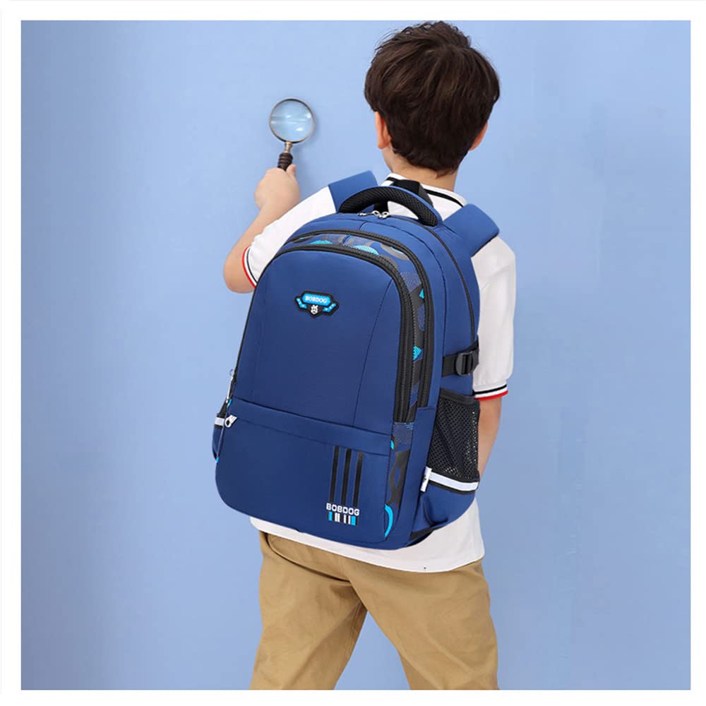 LANSHIYA 3Pcs Galaxy Kids Rolling Backpack Black Starry Sky with Wheels Trolley School Bag Set for Boys