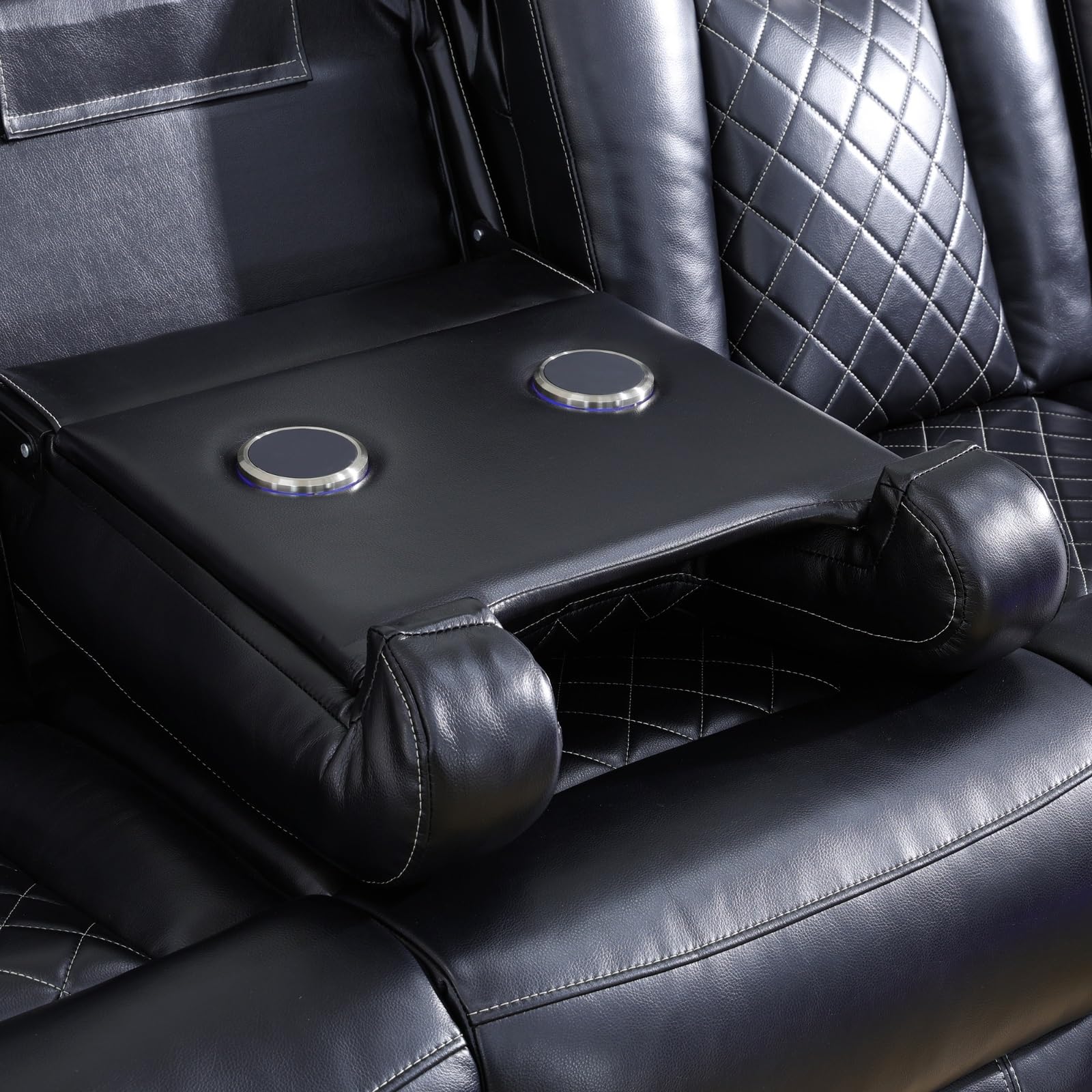 We Own High-end Atmospheric Solid Wood Recliner Sofa, Soft Filling Brings Unparalleled Comfort, Flexible Adjustment to Meet Various Needs