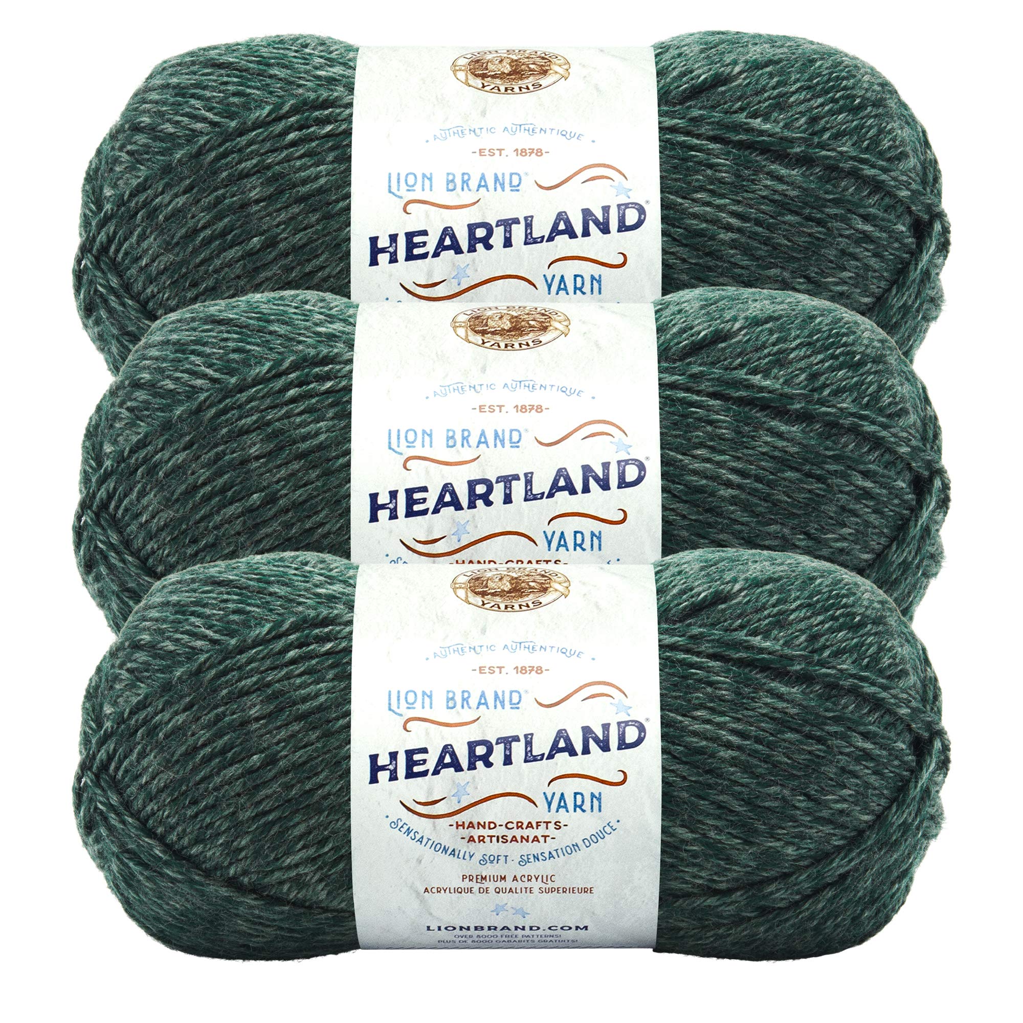 Lion Brand Heartland Yarn (3-Pack) Kings Canyon 136-180