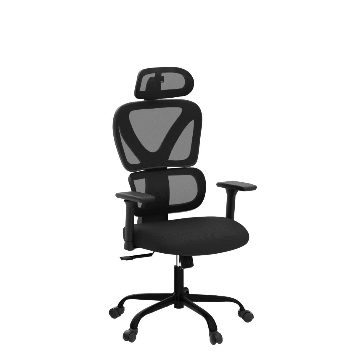 KERDOM Ergonomic Office Chair, Home Desk Chair, Comfy Breathable Mesh Task Chair, High Back Thick Cushion Computer Chair with Headrest and 3D Armrests, Adjustable Height Gaming Chair