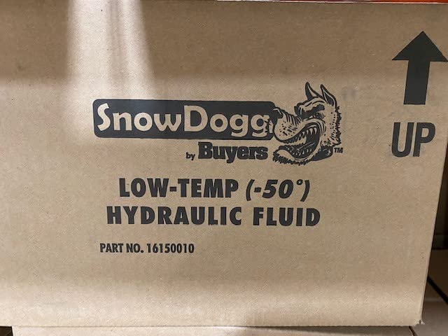 SnowDogg® Low-Temperature Blue Hydraulic Fluid Case of Quarts