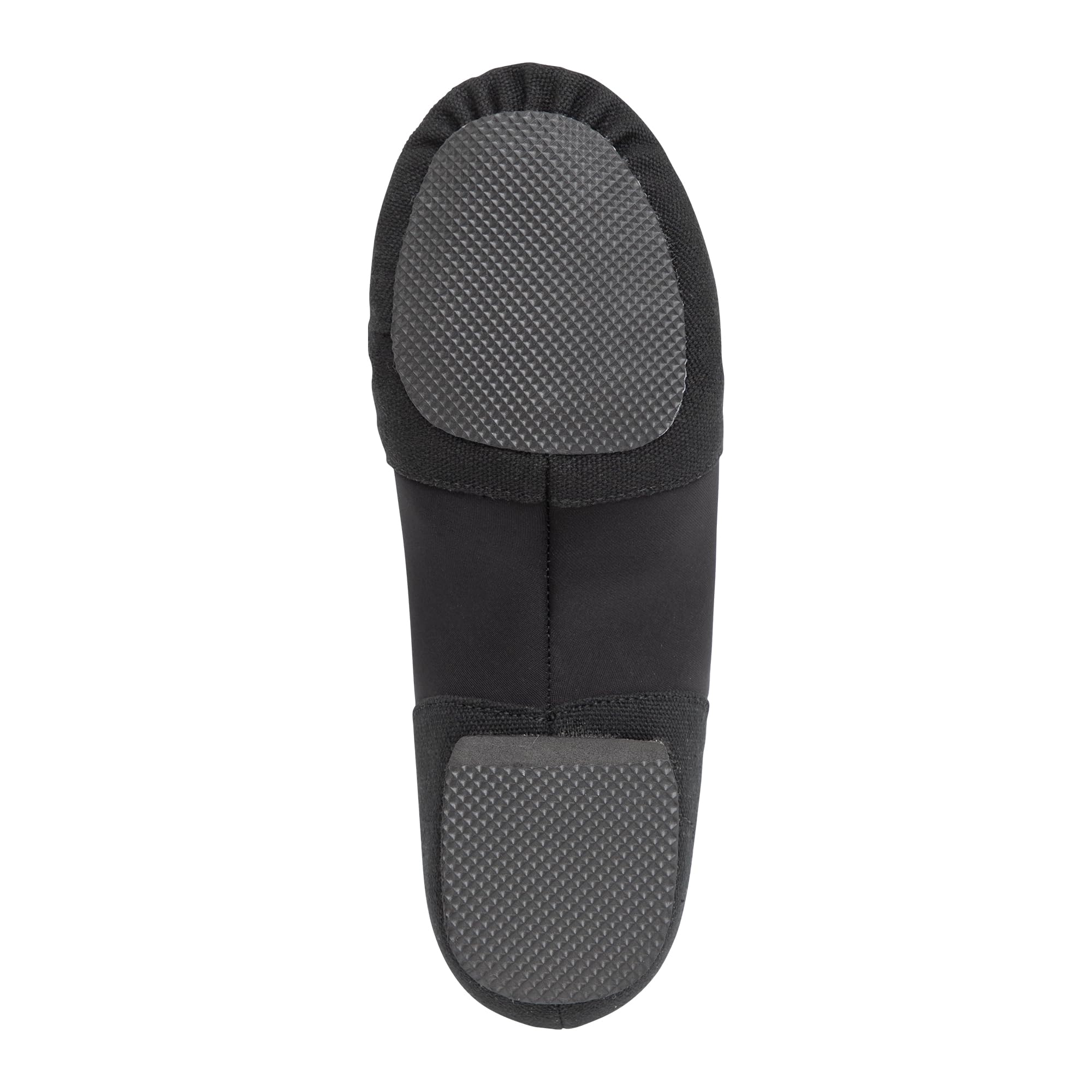 Linodes Unisex 09 Canvas Upper Slip-on Jazz Shoe for Women and Men's Dance Shoes-Black 8M