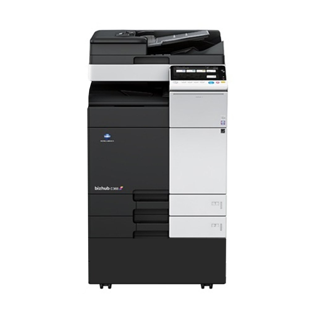 Konica Minolta Bizhub C368 A3 Color Laser Multi-Function Copier - 36ppm, Copy, Print, Scan, 2 Trays, Cabinet