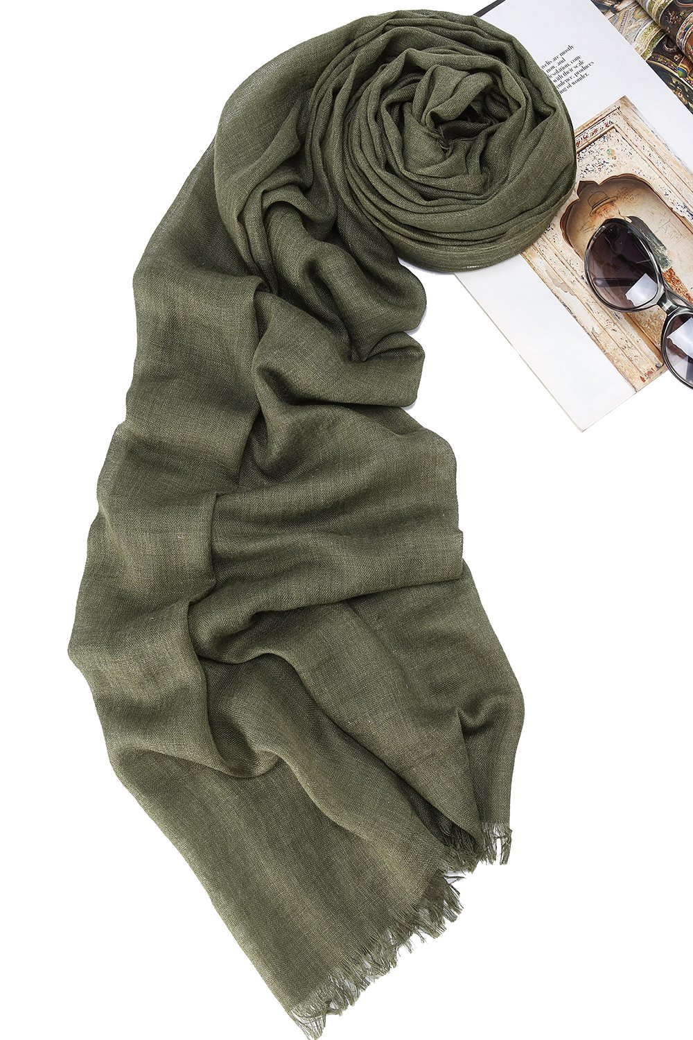 kolumb Premium Women Extreme Soft Scarf Wrap Shawl For Any Season, Super Size, Rich Color Choice