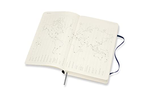 Moleskine Classic 18 Month 2021-2022 Daily Planner, Soft Cover, Large (5" x 8.25"), Black