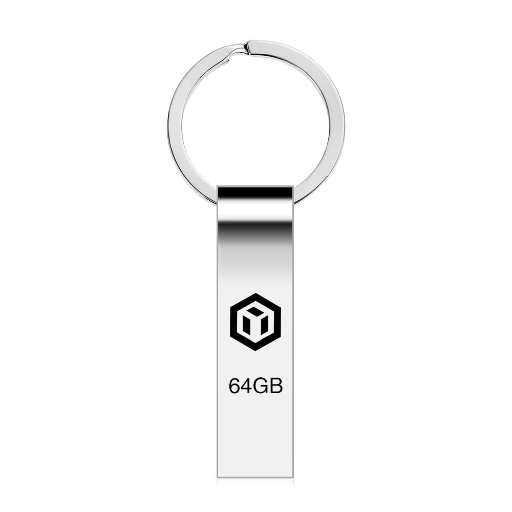 USB Flash Drive 64GB, 64GB Large Capacity USB Drive 64GB, High Speed Memory Stick 64GB for Computer, USB Storage Flash Drive 64GB, 64GB Portable Thumb Drive: Jump Drive 64GB with Keychain