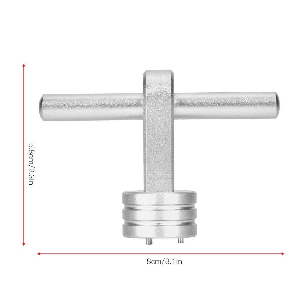 Oumefar Golf Practice Accessories, Lightweight Golf Putter Weight Wrench Compact for Golf Club(Wrench Silver) Golfclubs