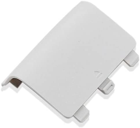 Rymfry Plastic Battery Back Cover Lid Door Shell for Xbox One Controller (White)