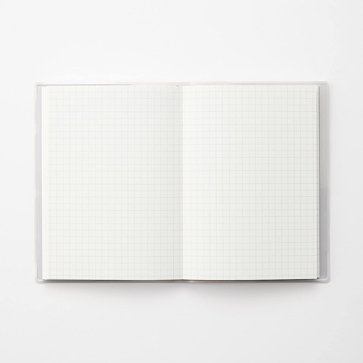 MUJI Monthly/Weekly Schedule Book 2022 A6 Size White Gray Beginning December 2021 Polyvinyl Chloride Cover Planner Scheduler