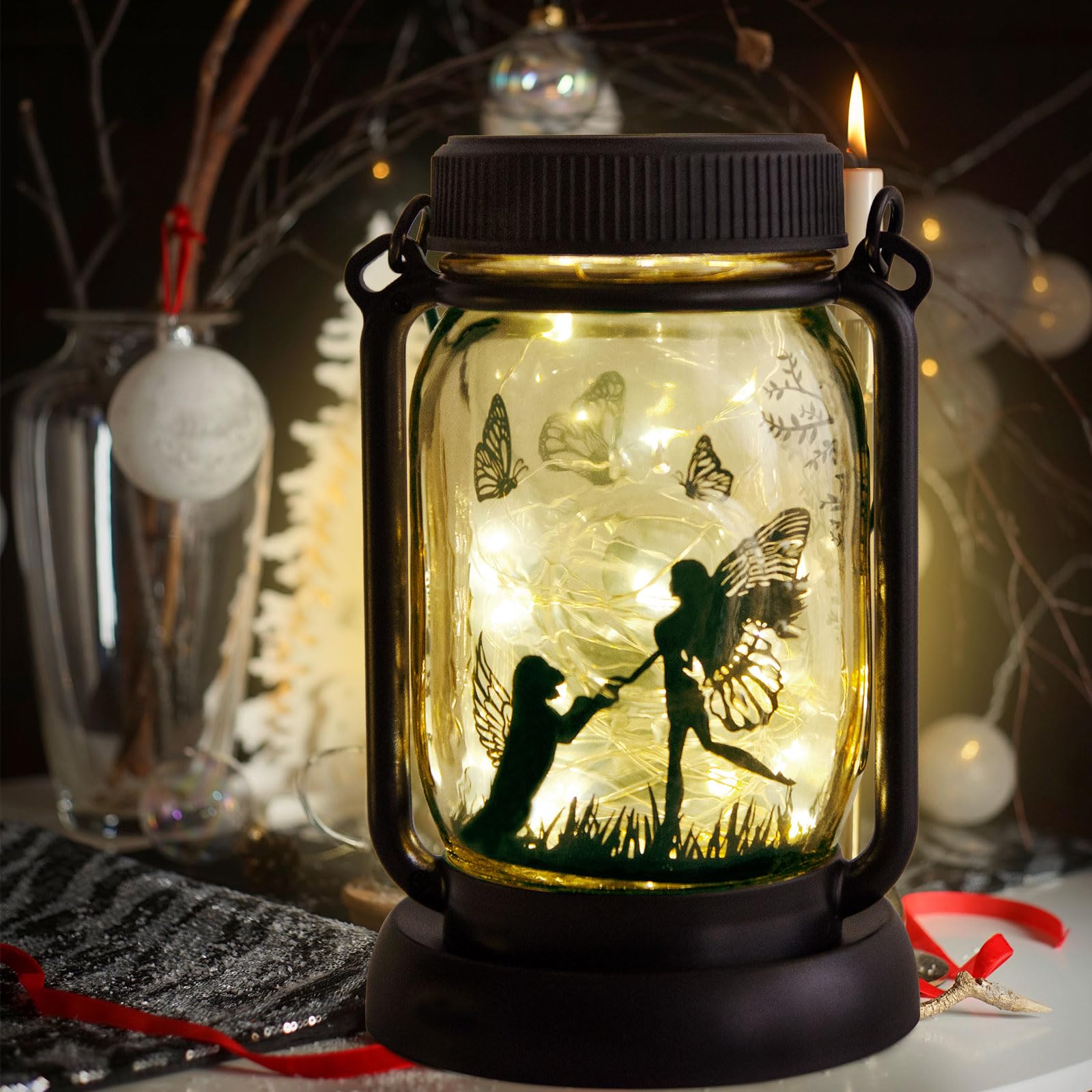 Lantern Garden Light Soalr Lantern Garden Light Jar Garden Jar Light Light Garden Decor