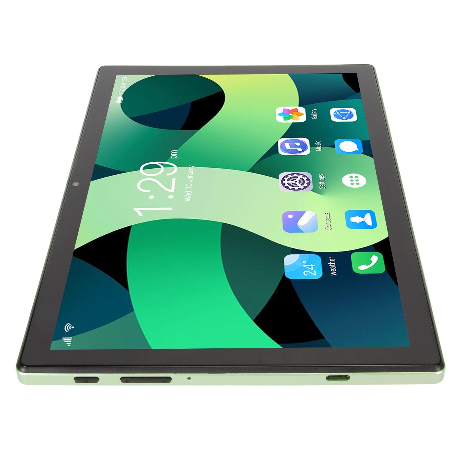 Luqeeg Tablet, 8GB RAM 256GB ROM 4G Network 8MP Front 16MP Rear 8-Core CPU 10.1 Inch Home Tablet PC for Android 12 (US Plug)