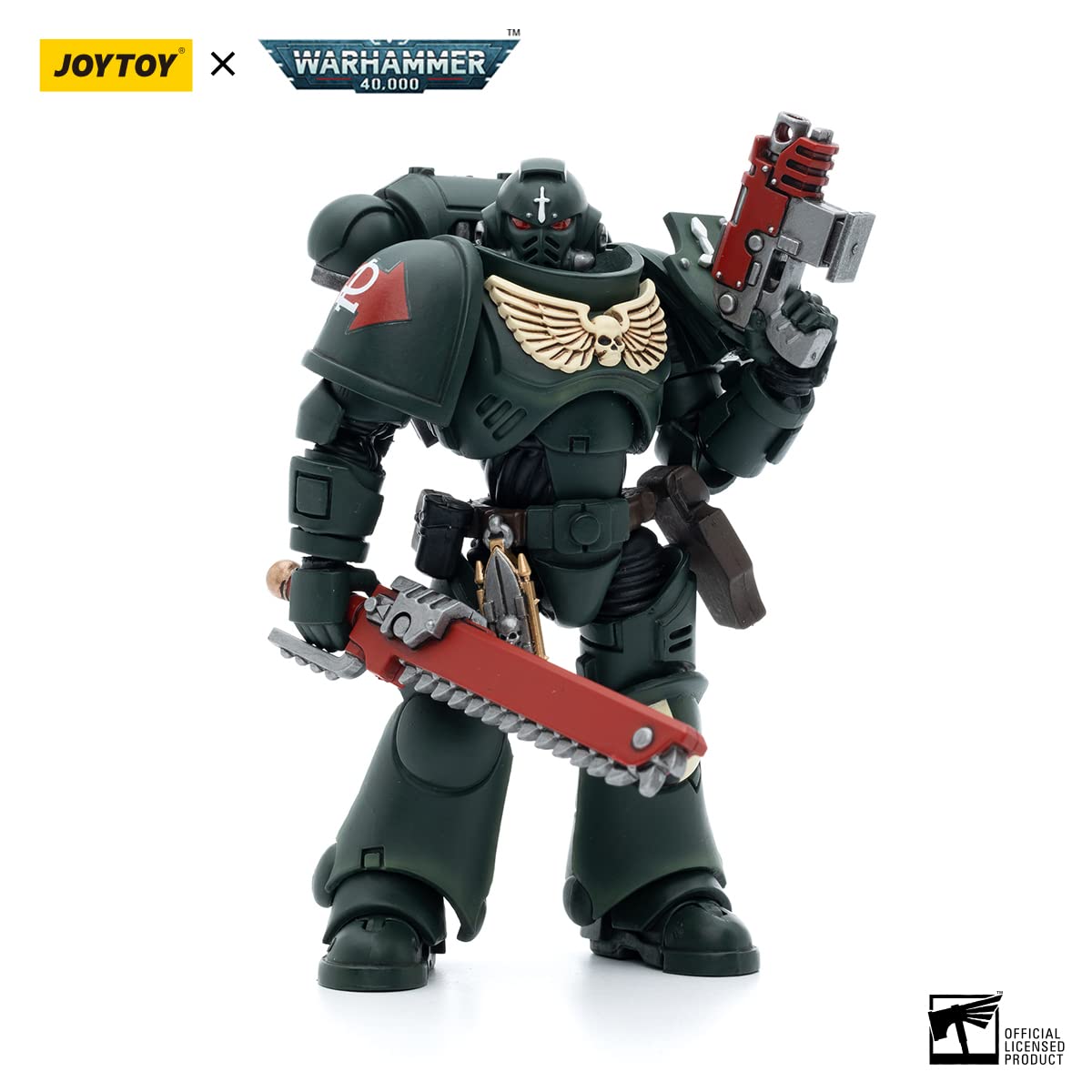 JOYTOY 1/18 Action Figures Warhammer 40K Mecha Joy Toy Figure Model Toys Dark Angels Intercessors Sergeant Rakiel