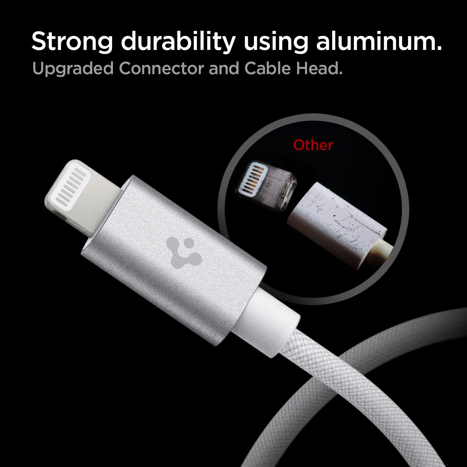 Spigen ArcWire USB C to Lightning Cable 6.6ft MFi Certified PD Charger Fast Charging Compatible with iPhone 14 13 12 Plus Pro Max Mini 11 SE 2020 X XS XR 8 Plus iPad Air AirPods