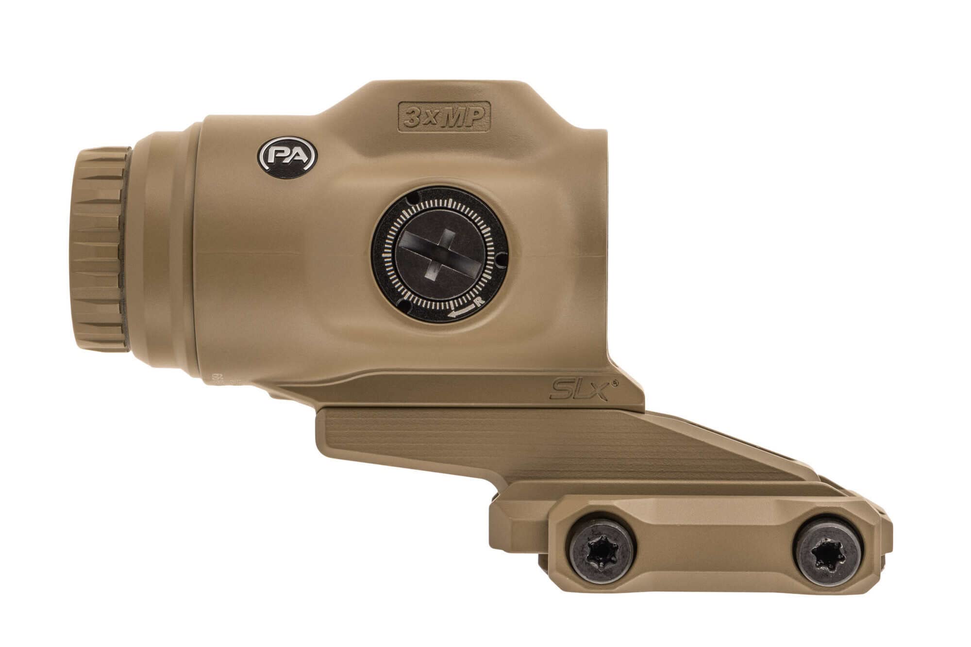 Primary Arms SLX 3X MicroPrism with Red Illuminated ACSS Raptor 7.62/300BO Reticle - Yard - FDE