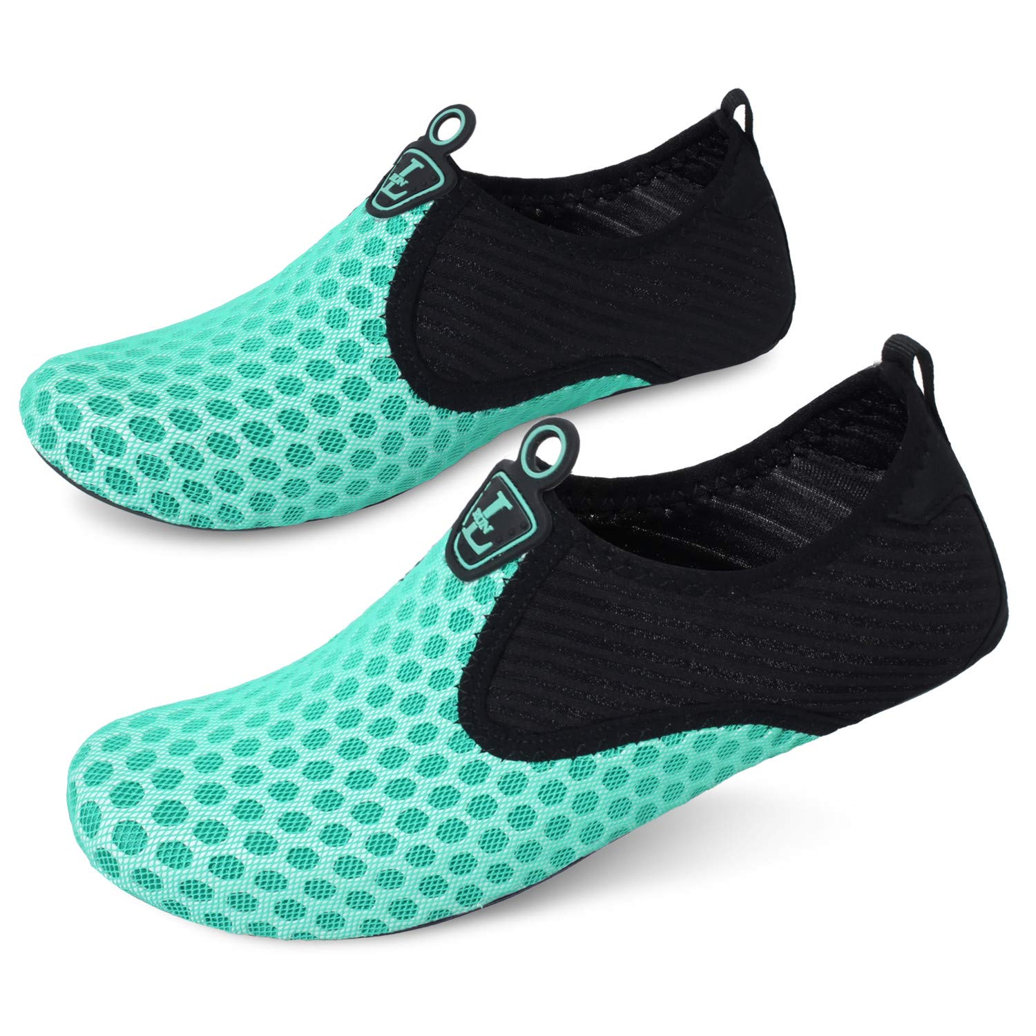 L-RUN Womens Water Sports Shoes Outdoor Dot_Blue L(W:8.5-9.5,M:7-7.5)=EU39-40