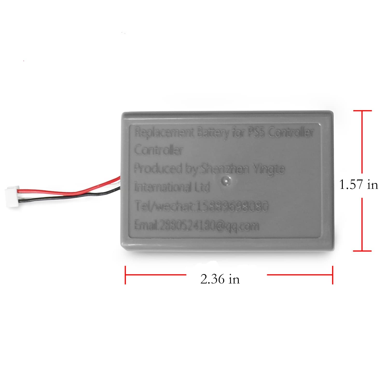 PS5 Controller Battery Pack, 3.7V 1560mAh Replacement Battery for Sony Playstation 5 PS5 DualSense Controller, Including Repair Tool (Battery)