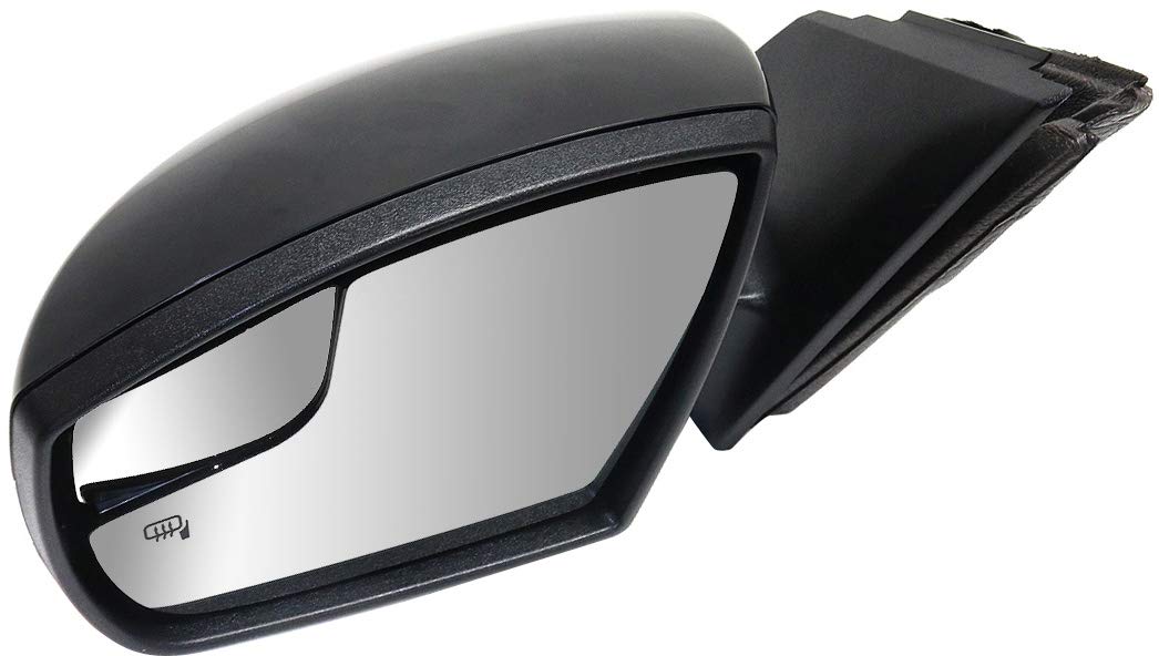 Kool Vue Driver Side Power Heated Mirror for Ford Focus 2012-2014 With Signal Light, Spotter Glass & Puddle Lamp Paintable