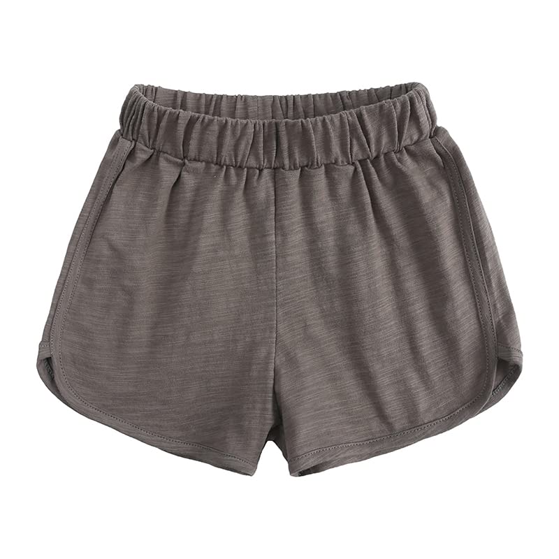 MYGBCPJS Unisex Baby 3-Pack Summer Shorts Solid Casual Sport Athletic Underwear Kids Boys Girls Active Jog Stripe Bottoms