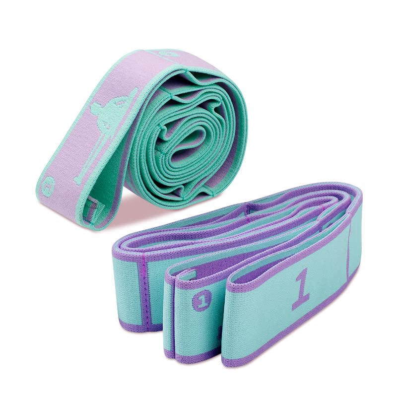 Multifunctional Dance Yoga Auxiliary Elastic Band Adult Latin Training Elastic Band Beginner Pilates Yoga Resistance Band (2)