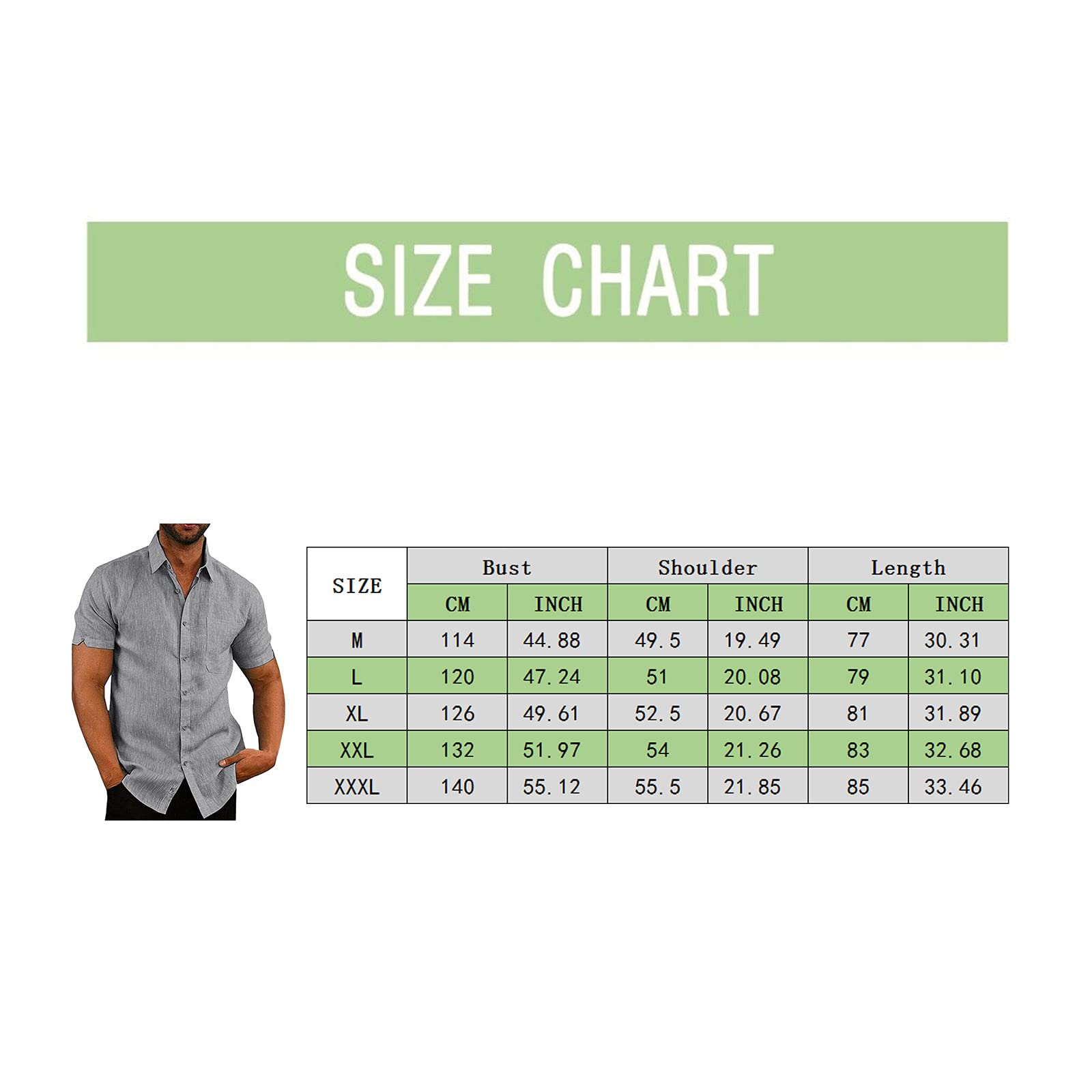 OICIB Linen Shirts for Men, Mens Casual Long Sleeve Cotton Linen Shirts Buttons Down Solid Plain Roll-Up Sleeve Summer Beach Shirts E2023