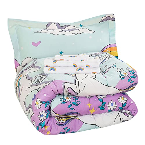 Kidz Mix Magical Unicorn Bed in a Bag, Twin