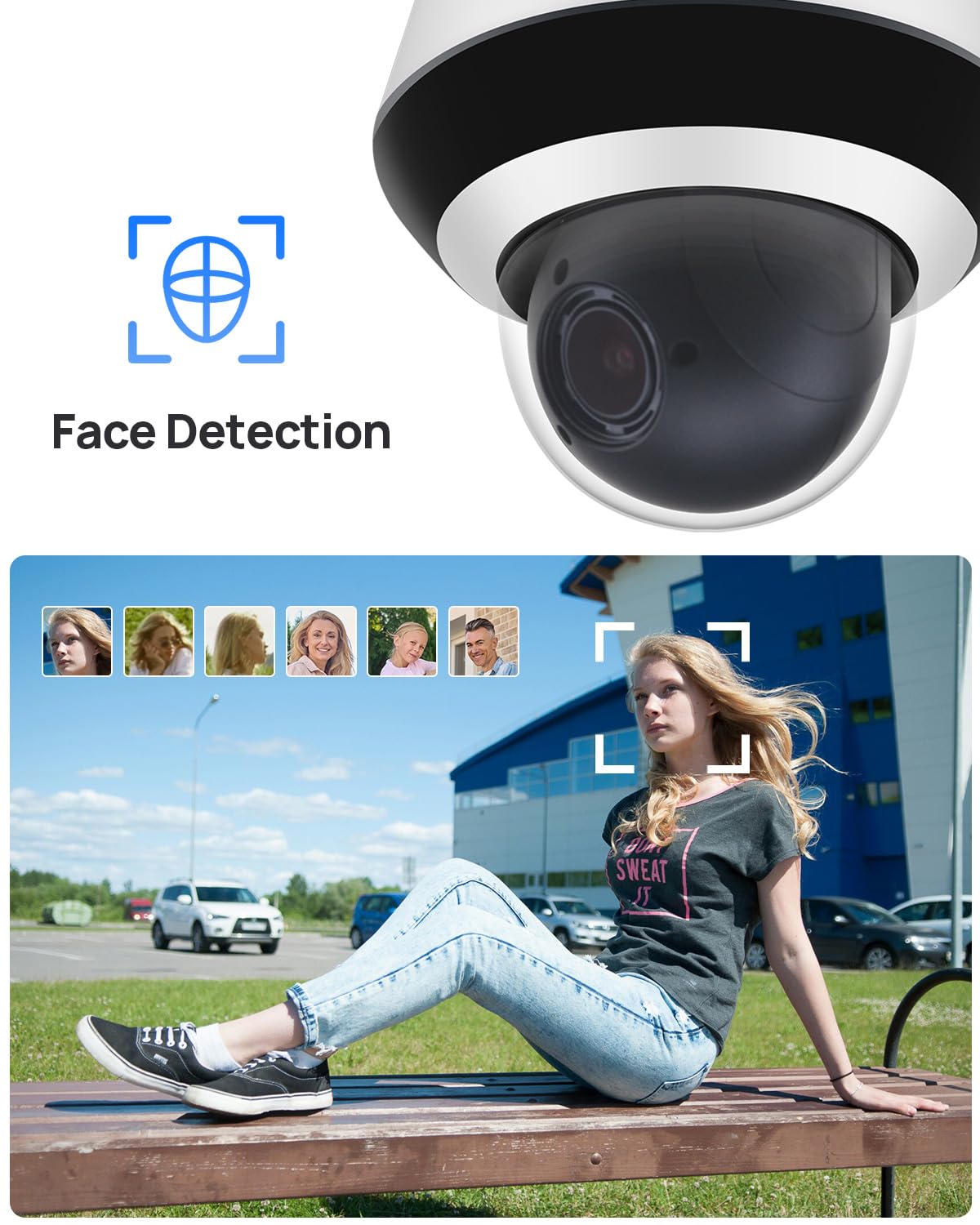 VIKYLIN 4MP Full Color Security PoE IP Camera with Mic/Audio,Smart Motion Detection,F1.0 Aperture 2.8mm Lens Outdoor Bullet Camera with 24/7 Full Color Night Vision,WDR&3D DNR,IP67 (VK047C)