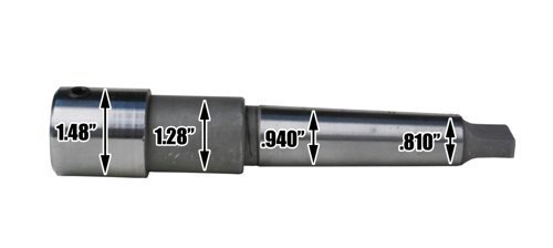 Steel Dragon Tools Magnetic Drill MT3 3/4in. Weldon Shank Adapter with Morse Taper fits High Speed Steel Annular Cutters