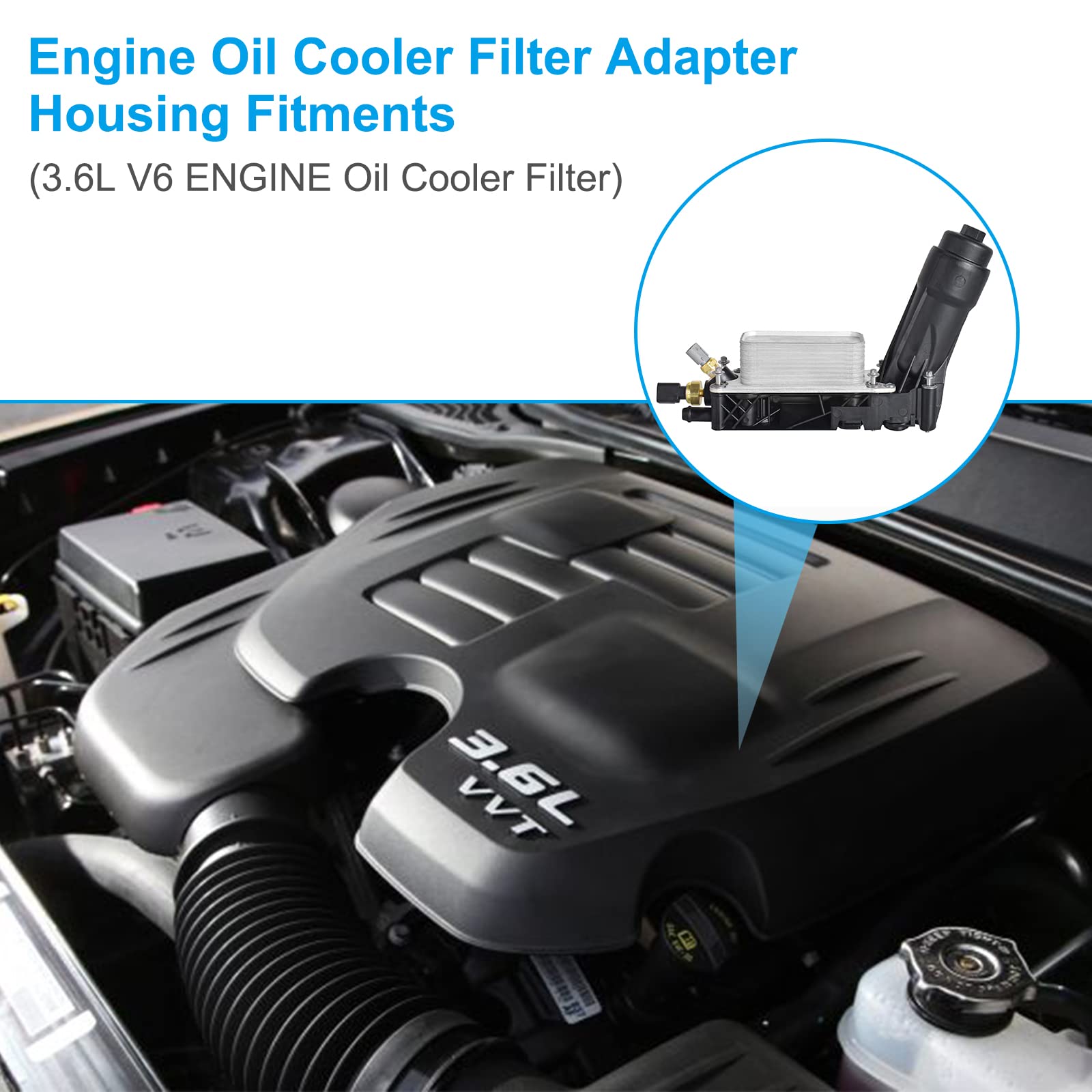 Nifeida Engine Oil Cooler Filter Housing Adapter